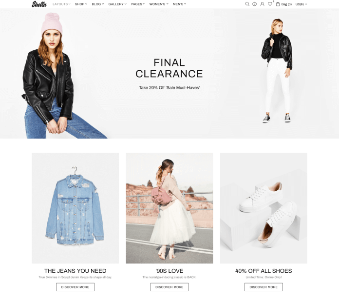 Intro for Shella - Ultimate Shopify theme, by MPIthemes